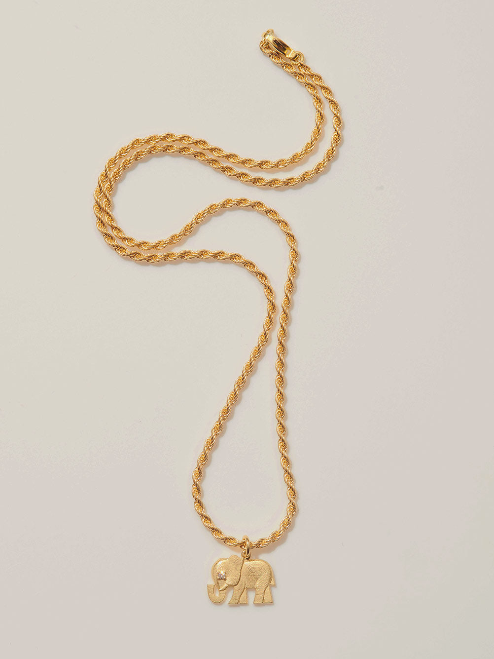 Baby Elephant Rope necklace – Sophie Keegan Jewellery