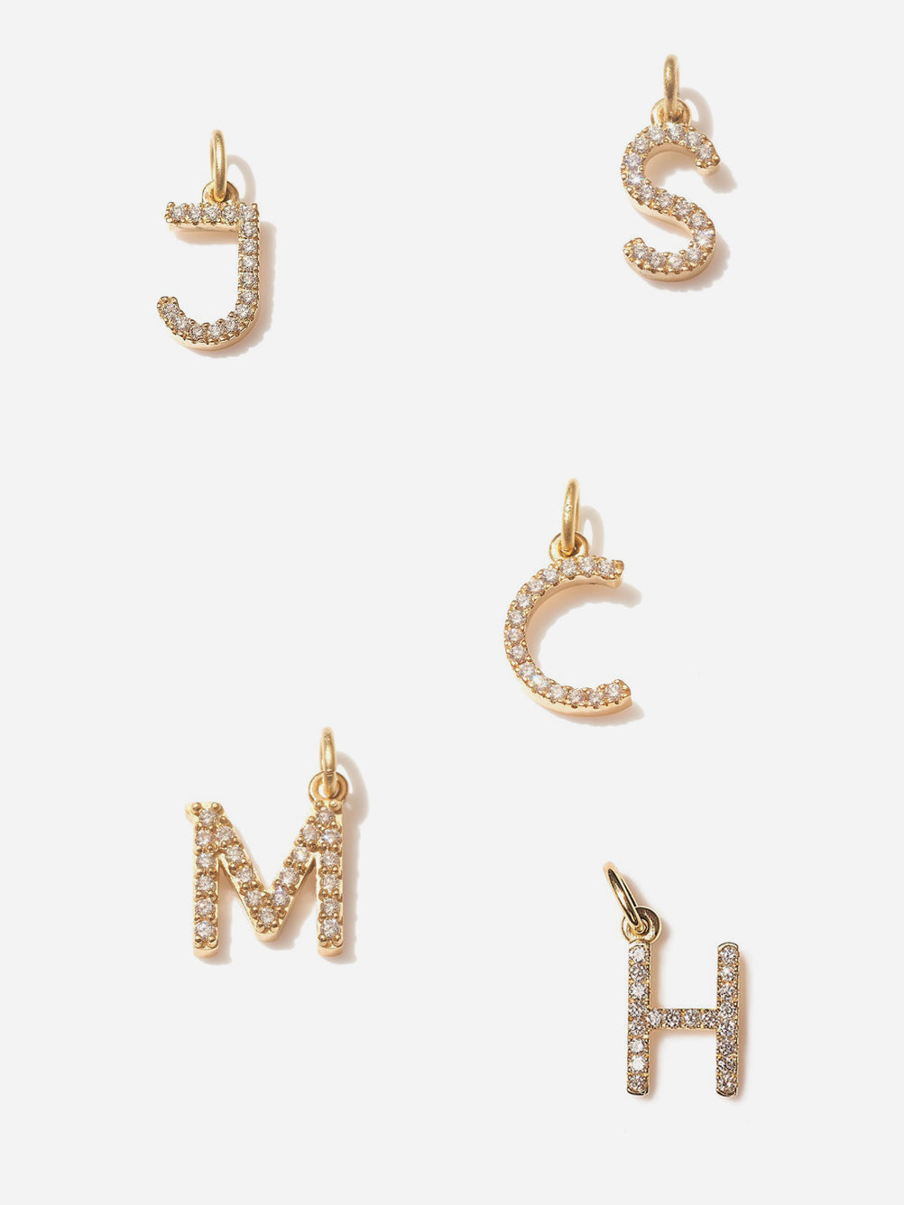 MINI DIAMOND LETTERS - YELLOW GOLD – Sophie Keegan Jewellery